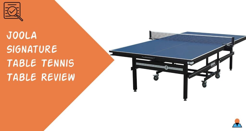 JOOLA Signature Table Tennis Table Review: 1-year Warranty